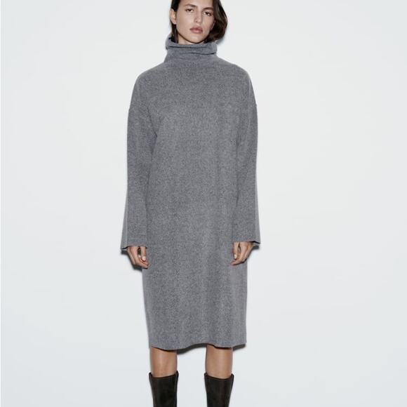 Zara | Dresses | Zara Soft Midi Dress | Poshmark